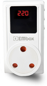 EMBox 10 Amp Automatic Digital Adjustable Under/Over Voltage Protector ...