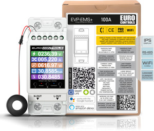 Euro Controls EVP-EMS+ 100A 2p WiFi Voltage / Current / Leakage ...