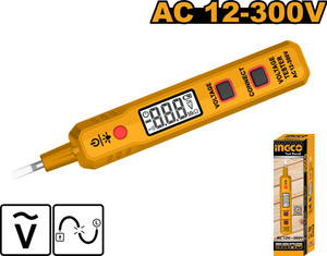 INGCO Test Pencil, LCD Digital Display, Sound and Light Alarm, Auto ...