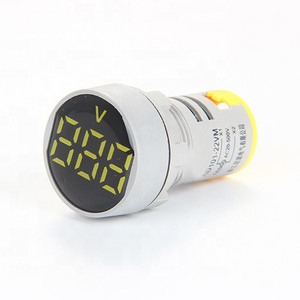 XM-INDIA AC-230-Round-Indicator-Yellow Voltmeter Price in India - Buy ...