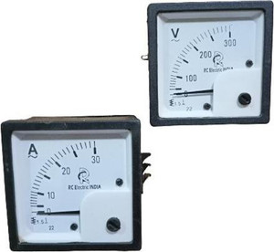 rc electric india 72×72 VOLT+AMMETER 0 to 300 volts Voltmeter Price in ...