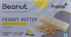 Beanut PEANUT BUTTER WAFER BISCUIT CLASSIC FLAVOUR 60G x 3pc Wafers ...