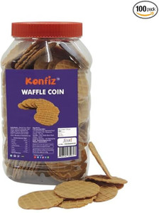 KONFIZ Waffle Coin | Crunchy Waffle Coins | Healthy Snacks Waffles ...