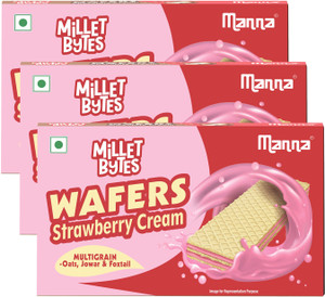 Manna Millet Bytes Multigrain Wafers with Millets | Treat Waffy of ...