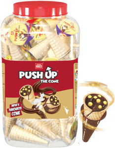 HUGS Push up the cone - Tasty Chocolate Wafer Cone Jar (60 pcs ...