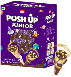 HUGS Push up the cone Junior Chocolate Wafer Cones Box (125 pcs ...
