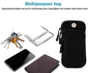 ESCODEVELOPER Arm Bag Adjustable Arm Strap Fitness Running Cell Phone ...