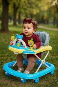 PANDA BABY PRODUCTS Musical Activity Walker With Parent Rod - Buy Baby ...