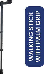 TATA 1mg Palm Grip Walking Stick, Suitable for Right Hand Walking Stick ...