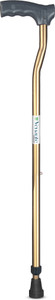 VISSCO Venante L Shape Walking Cane (Gold), Adjustable Height ...