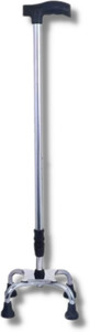 Shiv Walking Stick for Adult/Old Age People, Height Adjustable 4 Leg ...