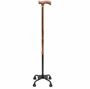 Gumpi 4 Leg Walking Sticks Height Adjustable Quadripod Stick ( Copper ...