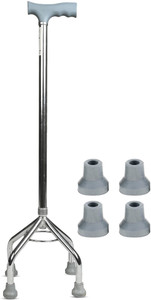 Entros KL932 Light Weight Height Adjustable 4 Leg Aluminum Walking ...