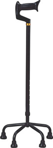 FLAMINGO Stability Quadripod Walking Stick Lowbase - Height Adjustable ...
