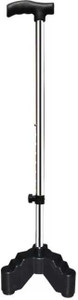 Naisa Surgical 3Leg Black Height Adjustable Walking Stick Walking Stick ...