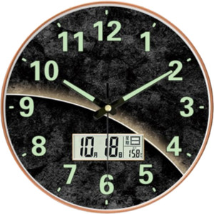 MT BROTHERS Analog-Digital 30 cm X 30 cm Wall Clock Price in India ...