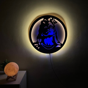 The Gifting Kingdom Adiyogi Neelkanth Shiv ji Led Wall Decor Light ...
