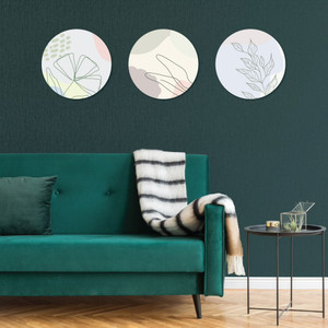 Swister Decor Round Shaped Home Decor Art Pieces for Wall Decor With ...