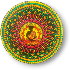 Bodhee Tree Hand Painted Dot Mandala Art Lord Buddha Wall Hanging| MDF ...
