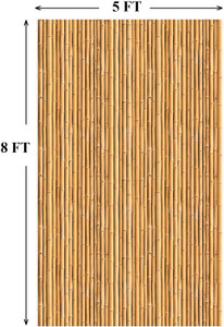 Tejas Creation Bamboo & Backdrop for Decoration (5ft X 8ft) Altar Cloth ...