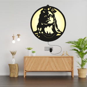 Anikaa Lord Shiva Wall Décor Sculpture with Warm White LED Laser Light ...