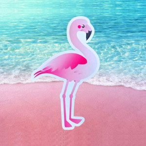 Flamingo Theme Cut Outs Fine Art Print - Animals posters in India - Buy ...