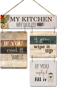 KOTART Kitchen Quotes Wall Hangings for Kitchen and Restaurant Wall ...