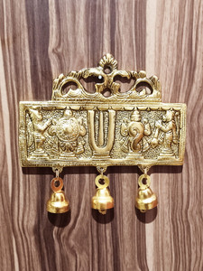BattlePoint Balaji idol Sanku Chakra Namam with Hanuman ji Statue Door ...