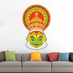 CAVE ART Kathakali Kerala Traditional Onam Festive Decor Wall Stickers ...