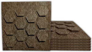 UTONE Unidus Acoustics 3D Hexa Acoustic Wall Panels Pack of 6 Price in ...