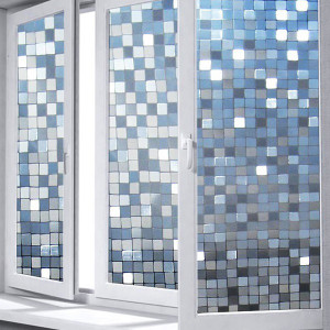 Sticker Daddy Frosted Square Box Pattern Privacy Window Film Self ...