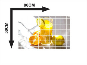 Malo Nimbu Pani Kitchen Sticker/ Wallpaper Waterproof and Anti Oil ...