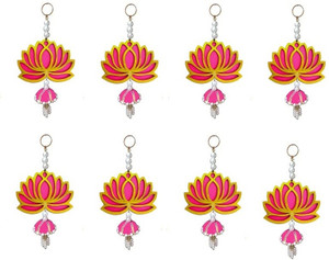 BIndian Lotus Wall Hanging Decoration Set for Pooja Room, Mandir ...