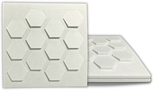 UTONE Unidus Acoustics 3D Hexa Acoustic Wall Panels Pack of 3 Price in ...