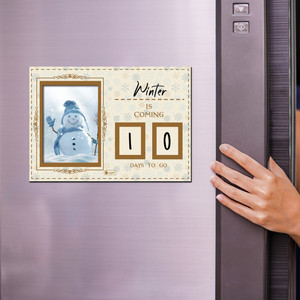 Indigifts Christmas Gift Items Winter Is Coming Text Printed Fridge ...