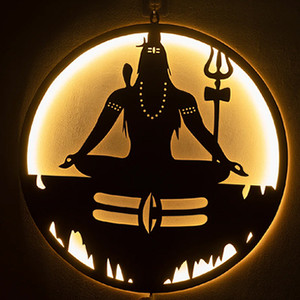 XAZE CRAFT Lord Shiva LED Wall Decor Price in India - Buy XAZE CRAFT ...