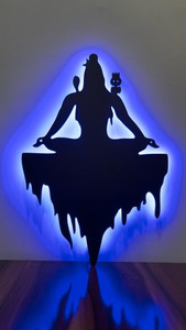 backlitcrafts ShivJi Mahakal - Backlit - Wall Decoration (Wall Lamp ...