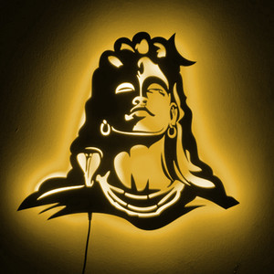 Trigica Shiva Wall Light Lamp For Living Room - Warm White Price in ...