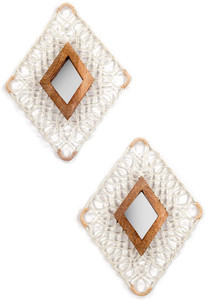 Orange Tree Zoya Wall Decor Set of 2 (White) Pack of 2 Price in India ...