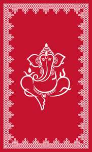Tejas Creation Ganesh Ji Backdrop for Decoration (H:5ft X W:8ft) Altar ...