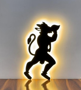 backlitcrafts Hanumanji Backlit Crafts Wall Decoration Warm White Large ...