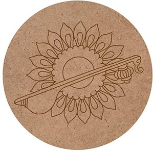 Printfry Mandala Theme Pre Marked Wooden MDF Boards Art and Craft ...