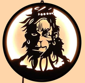 XAZE CRAFT Lightning Hanuman LED Wall Decor {White Light} Price in ...