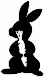 GK Design RABBIT Wall Decoration MDF laser cutout for home & office ...