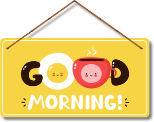 Art Monk Good Morning Wall Hanging Price in India - Buy Art Monk Good ...