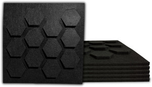 UTONE Unidus Acoustics 3D Hexa Acoustic Wall Panels Pack of 6 Price in ...