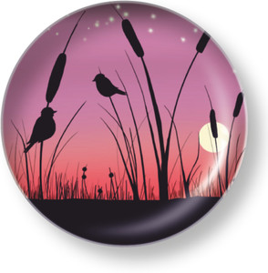 Hansini Art Studio BIRDS SILHOUTTE Wall Plate Price in India - Buy ...