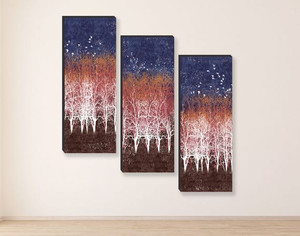 saf Set of 3 Sea And Fish UV textured self adeshiv wall painting for ...