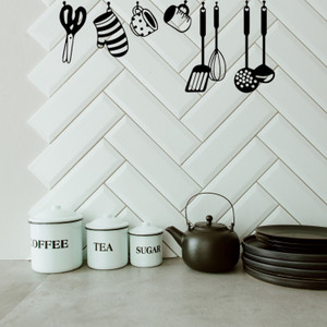 Asian Paints Wall Ons Kitchen Sticker Happy Kitchen Vinyl Wall Sicker ...