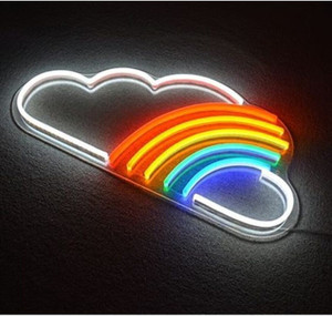 LIGHTRON RAINBOW & CLOUD LED Neon Signs Light LED Art Decorative Sign ...